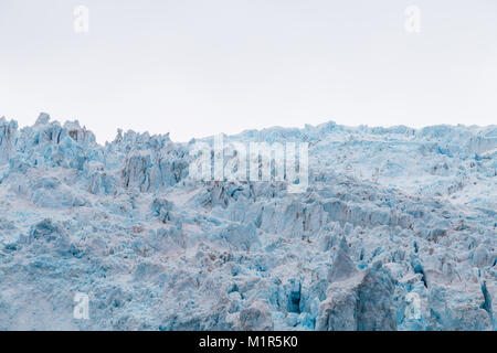 Holgate Glacier calving, Alaska, Seward, Kenai Fjords National Park ...