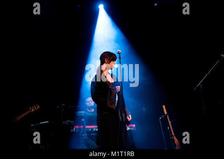 The Norwegian singer, songwriter and musician Maria Mena performs a ...
