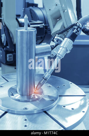 Automatic robotic arm for metal welding operations Stock Photo - Alamy