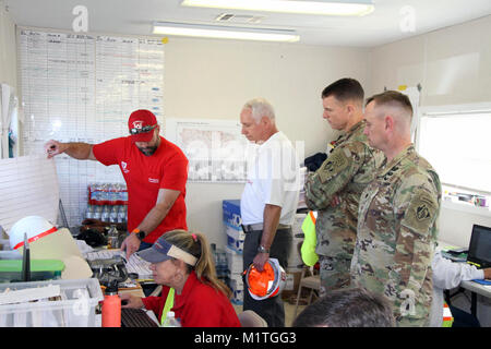Office of Emergency Services manager Lt. Paul Liskey inside their ...
