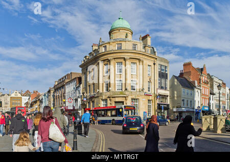 Northampton town centre at Drapery, Northamptonshire, England, UK Stock ...
