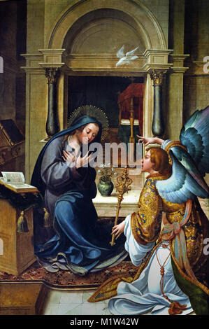 The Annunciation 1535 Fernandes Garcia 1514-1565 16th-century Portugal ...