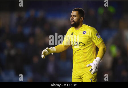 MIllwall Goalkeeper Jordan Archer Stock Photo - Alamy