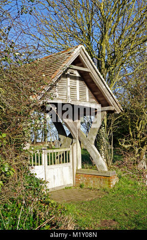 A view of the church of All Saints at Edingthorpe, Norfolk, England ...