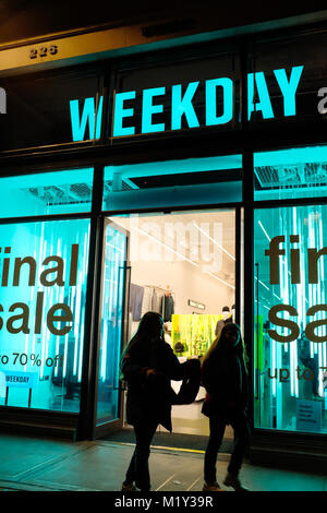 WEEKDAY store on Regent Street, London, England, UK Stock Photo - Alamy