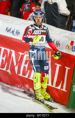 Dave Ryding (GBR) during his slalom race during 2026 Audi FIS Ski World ...