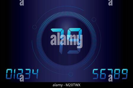Futuristic Loading Screen Typography with Neon Glow and Purple Light ...
