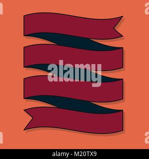 Retro Multi Tier Ribbon Banner Stock Vector Image & Art - Alamy