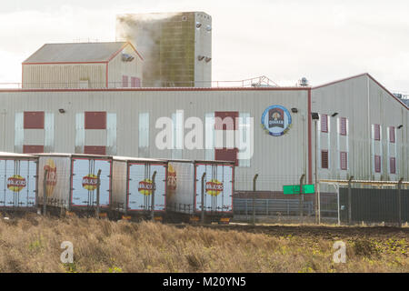 Quaker Oats factory Oat Mill, Cupar, Fife, Scotland, UK Stock Photo - Alamy
