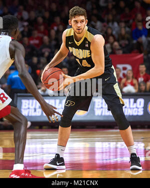 Purdue guard Ryan Cline (14) rebounds the ball against Incarnate Word ...