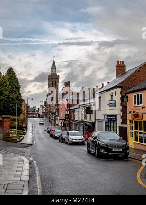 Cheshire Congleton Town Hall and Lawton Street Stock Photo - Alamy