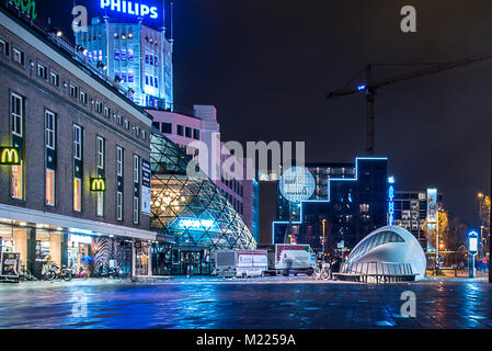 The Blob is a futuristic building in Eindhoven, North Brabant, The ...
