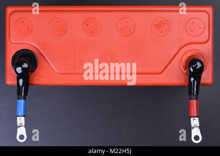 Battery backup power with symbol Pb lead and cables, directly above ...