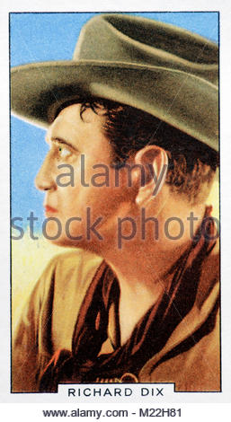 American actor Richard Dix Stock Photo - Alamy
