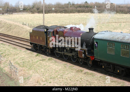 Jubilee Steam Loco 5690 Leander at the Great Central Railway Heritage ...
