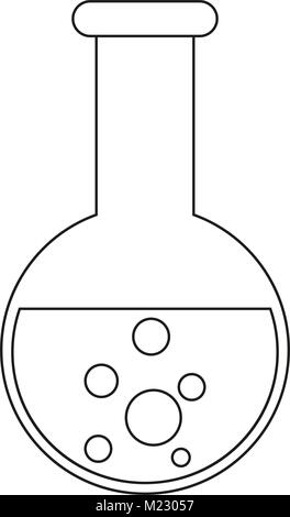 Kids Science Laboratory Coloring Page Stock Vector Image & Art - Alamy