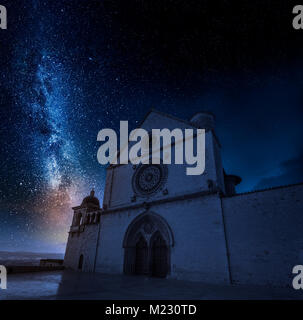 Stunning basilica in Assisi, Umbria in Italy Stock Photo - Alamy