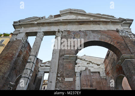 The Temple of Jupiter Stator, Ancient Rome, area of the Roman Forum ...