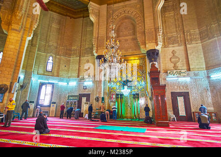 Interior of Al Abbas Mosque in Karbala, Iraq. A place of worship for ...