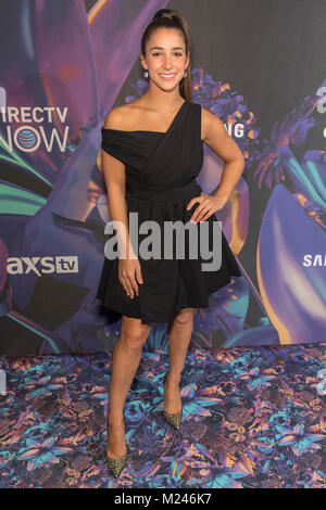 Minneapolis, USA, 3 Feb 2018. Aly Raisman poses withe her dad and ...