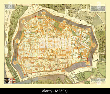 Map Vienna 1547 Stock Photo - Alamy