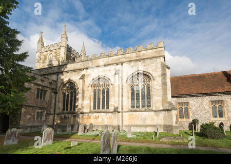 St Michael's Church, Basingstoke, Hampshire, England, UK Stock Photo ...