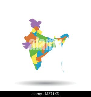 India map icon, simple style Stock Vector Image & Art - Alamy