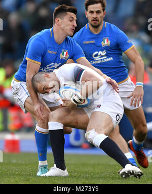 Tommaso Allan Italy. Roma 9-02-2019 Stadio Olimpico Rugby Six Nations ...