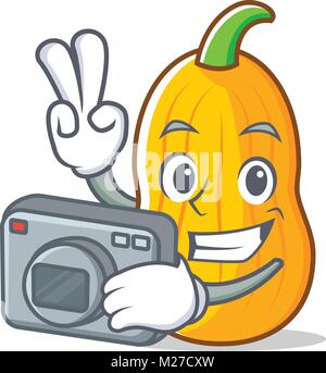 Picture of butternut squash cartoon character with angry face Stock ...