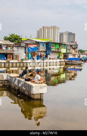 Indonesia, Java (island): the harbour in Jakarta Stock Photo - Alamy