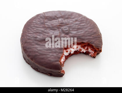 A Jos Louis (Jos. Louis) cake, a confection consisting of two red ...