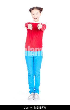 Cheerful cute girl. Cheerful cute girl in white kimono smiling while ...