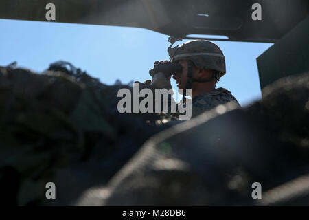 Behind the defilade Stock Photo - Alamy