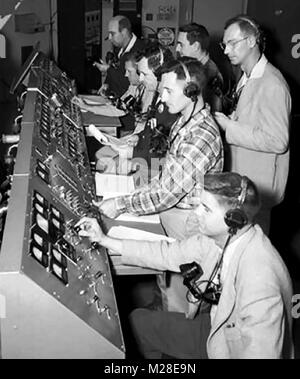 Control Room of Explorer 1 Launch Stock Photo - Alamy