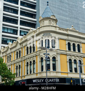 Cleaning Heritage Perth Buildings Reveals Amazing Bright Colors Stock ...