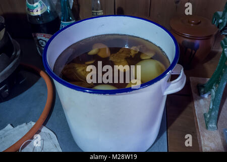 A replica model of Momofuku Ando's creation of the first instant ramen ...