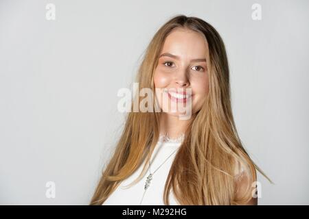 Elena Kamperi (Miss Ostdeutschland), candidate of "Miss Germany" poses ...