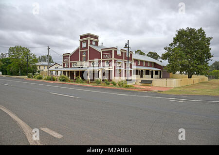 the historic shire hall at Surat in Queensland, Australia Stock Photo ...