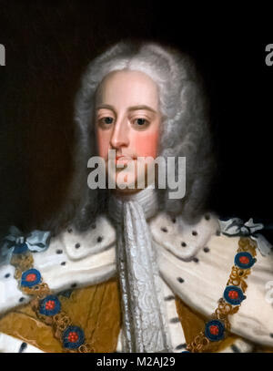 George II. Portrait of King George II of Great Britain as Prince of ...