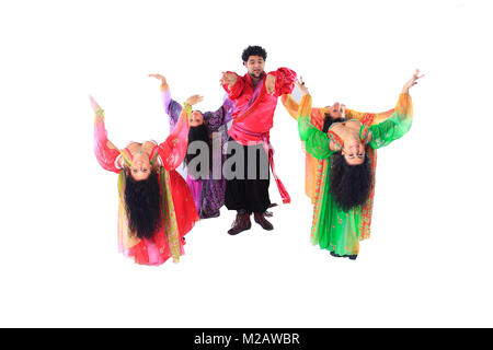 dance troupe in traditional costume perform for a national holiday in ...