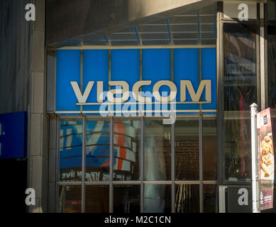 Viacom headquarters in Times Square in New York on Friday, April 10 ...