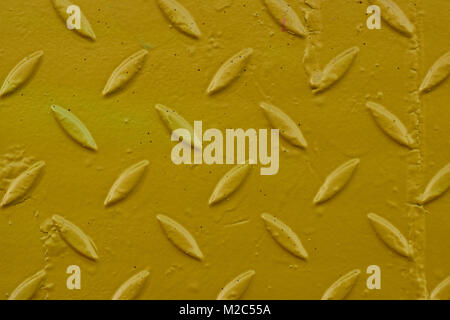 Yellow Diamond plate closeup abstract texture background Stock Photo ...