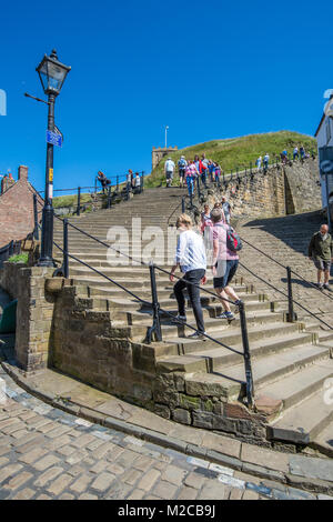 199 steps at whitby Stock Photo - Alamy