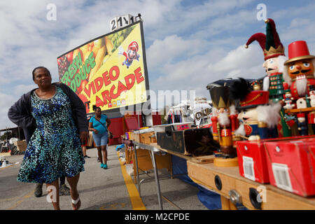 Swap Shop, flea market and drive in movies, Lauderhill, Florida Stock ...