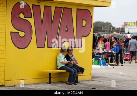 Swap Shop, flea market and drive in movies, Lauderhill, Florida Stock ...