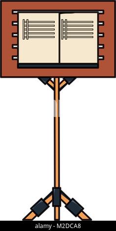 Music stand for scores icon Stock Vector Image & Art - Alamy