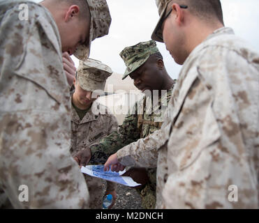 Camp Lemonnier map Stock Photo - Alamy