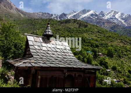 ancient Kamru Fort at Sangla, heritage property, on the way to Chitkul ...