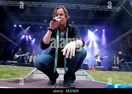 RUNRIG, 1973 gegründete schottische Folk-Rock-Band mit den Brüdern Rory ...