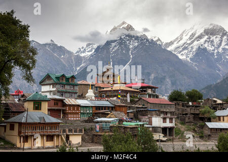 India Himachal Pradesh Kinnaur Recong Peo area Kalpa village 2960m ...